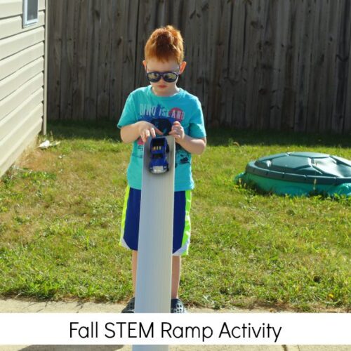 Learning Letters with a Fall STEM Ramp Activity