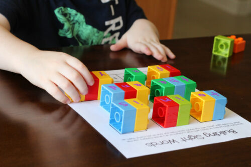 Building Sight Words Activity