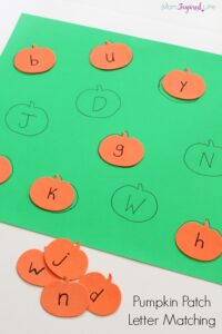 Pumpkin Patch Letter Matching