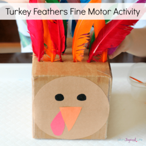 Turkey Feathers Fine Motor Activity that's Super Fun