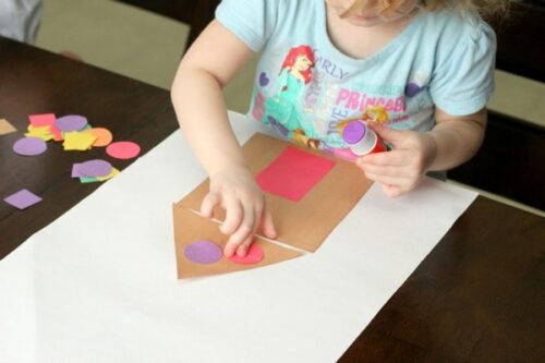 Gingerbread House Shape Craft