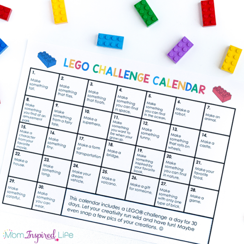 Totally Awesome LEGO Challenge Calendar