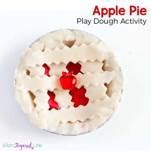 Apple Pie Play Dough Activity that Smells so Good