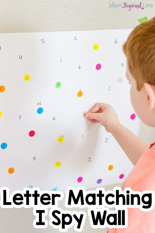 Alphabet Letter Matching I Spy Wall