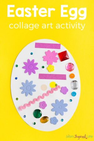 Decorate an Easter Egg Collage Art Activity