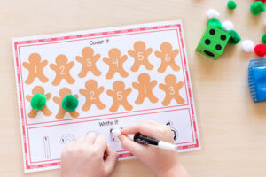 Gingerbread Roll and Cover Free Printable Mats