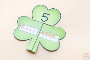 Shamrock Number Bond Free Printable Puzzles