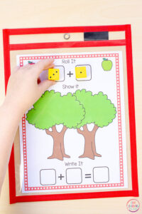 Free Printable Apple Addition Mats Math Activity