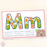 Gingerbread Free Printable Alphabet Writing Mats