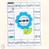 Editable Flower Word Work Board Game