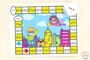 Editable Superhero Board Game Free Printable