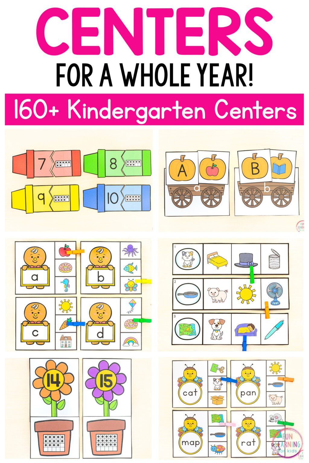 160+ Kindergarten Centers for the Whole Year