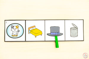 Snowball Rhyming Clip Strips