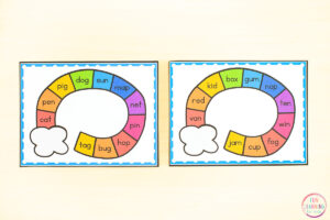 Rainbow CVC Board Game Task Cards