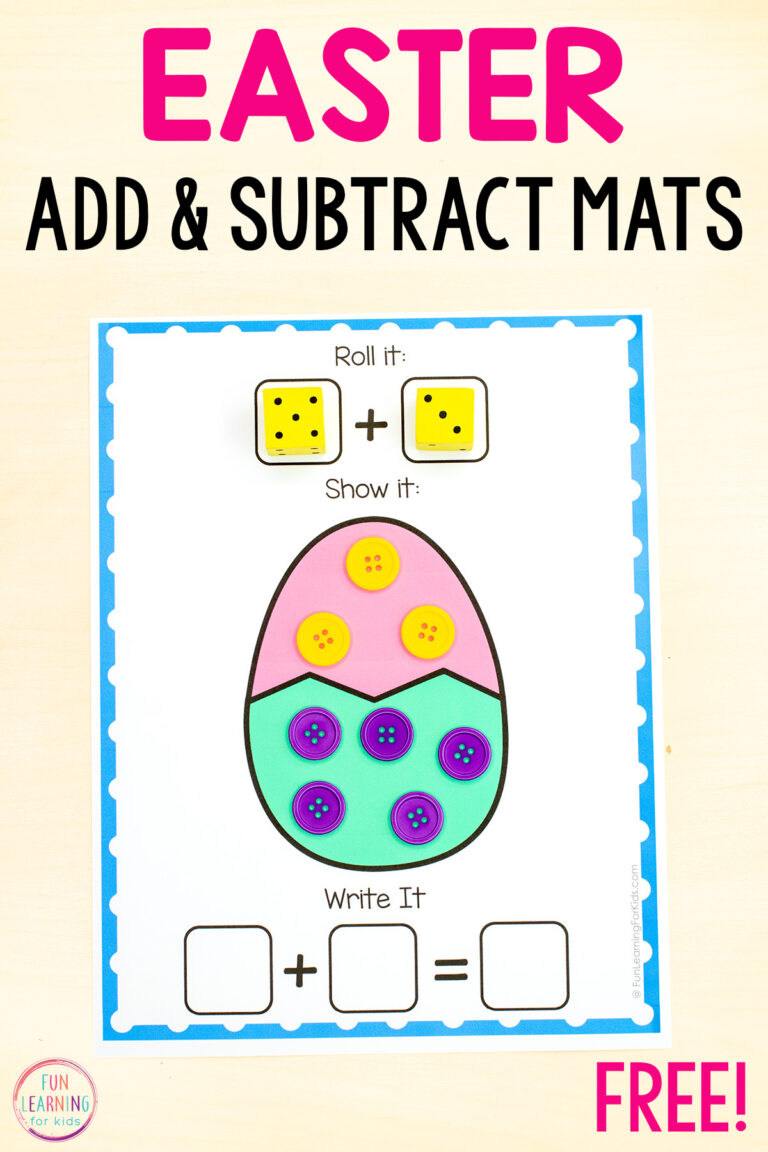 Easter Addition and Subtraction Mats