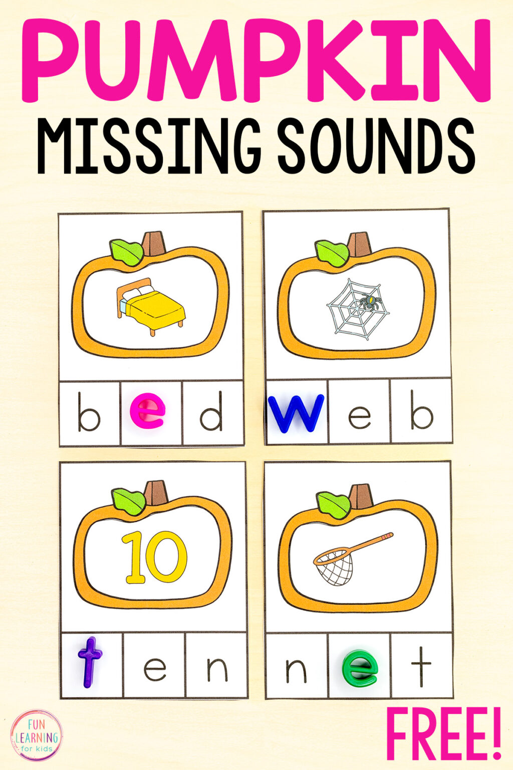 Pumpkin Missing Sound Cards for Fall