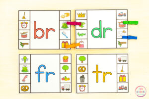 Beginning Blend Clip Cards for Early Readers