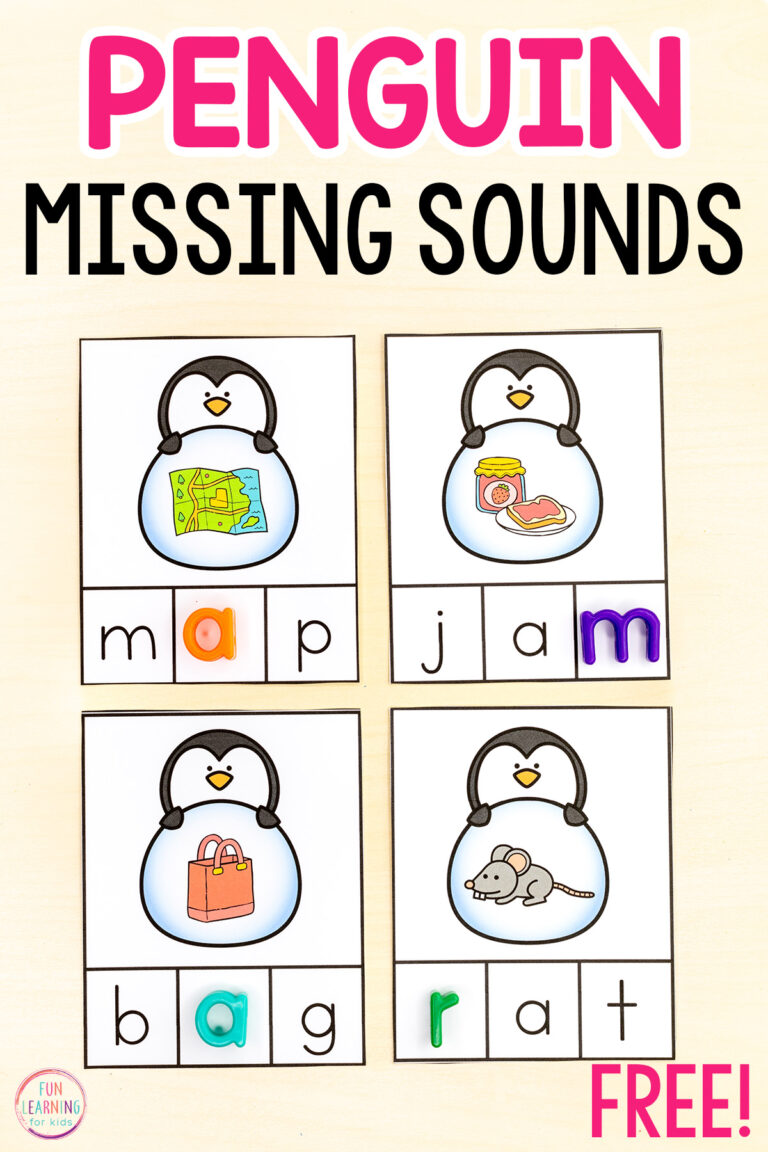 Penguin CVC Missing Sound Cards for Winter