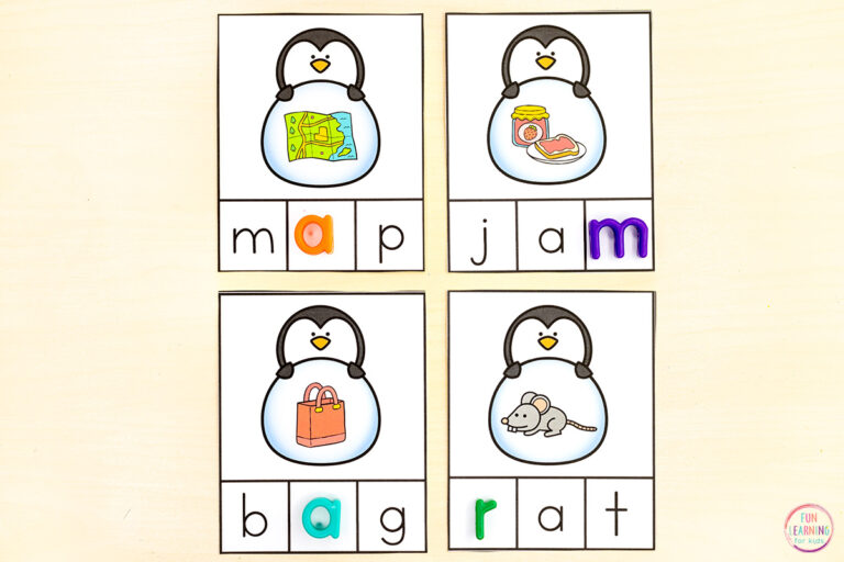 Penguin CVC Missing Sound Cards for Winter